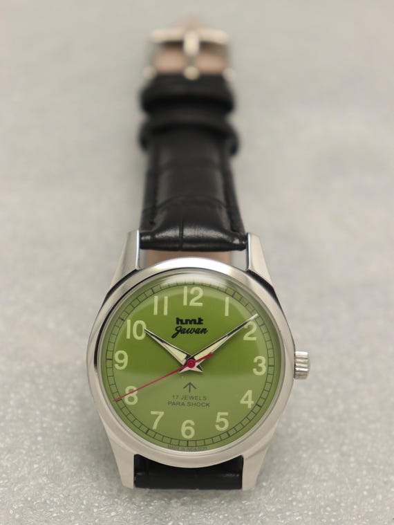 Vintage HMT Jawan 17 Jewels Hand Winding Men's Watch … - Gem