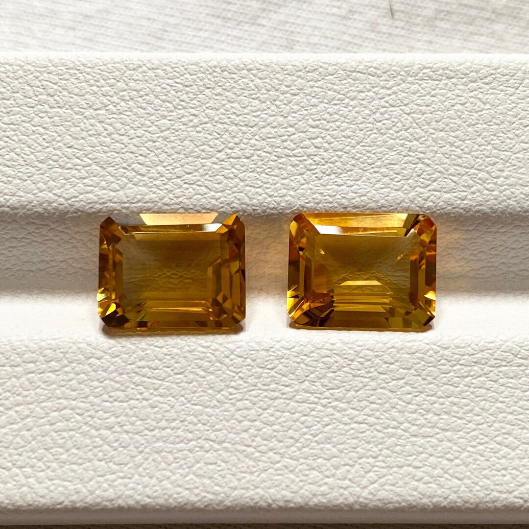 Natural Citrine, Octagon Shape, Calibrated Loose Faceted Gemstone - Etsy