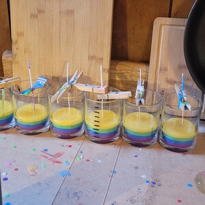 People of Color Inclusive Rainbow Pride Jar Candles, Handmade 100% Soy ...