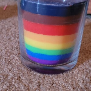 People of Color Inclusive Rainbow Pride Jar Candles, Handmade 100% Soy ...