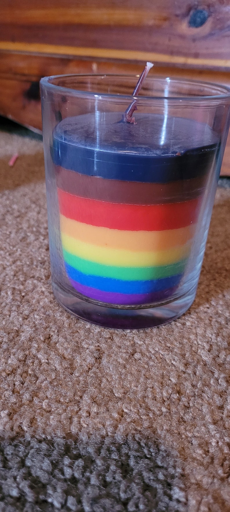 People of Color Inclusive Rainbow Pride Jar Candles, Handmade 100% Soy ...