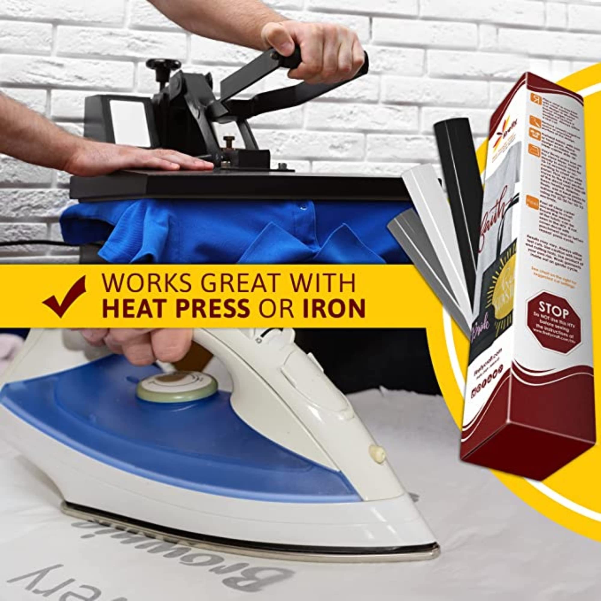 Firefly Craft Regular Sky Blue Heat Transfer Vinyl Bundle for Shirts ...