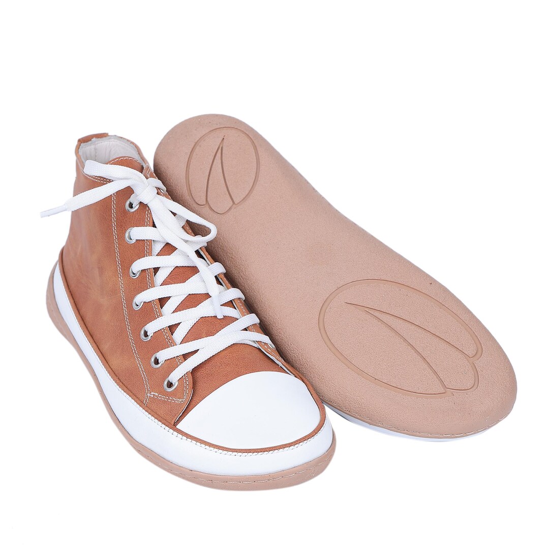 Women Wider Long Converse Style Shoe, Handmade, Zero Drop, Barefoot ...