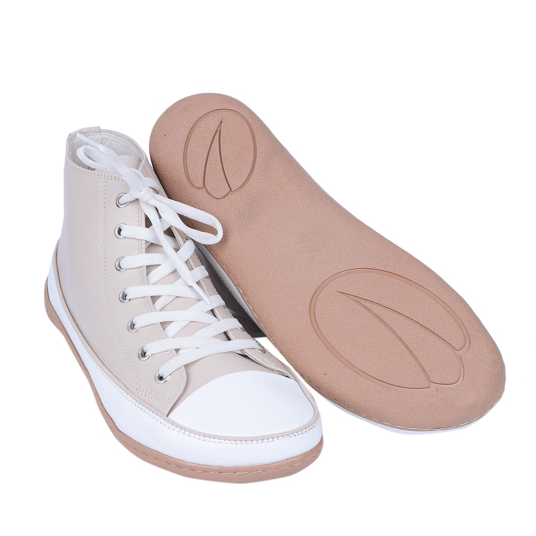 Women Wider Long Converse Style Shoe, Handmade, Zero Drop, Barefoot ...