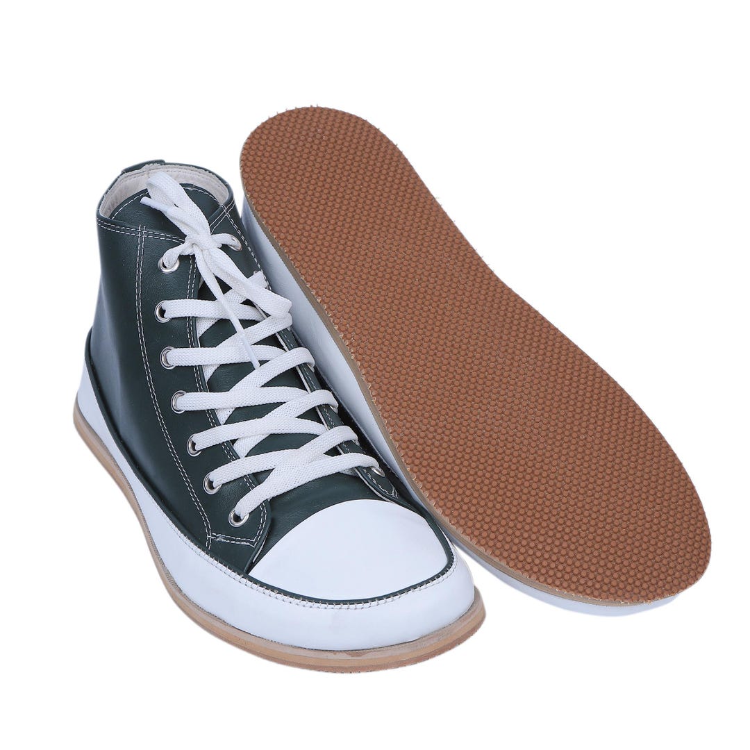 Women Wider Long Converse Style Shoe, Handmade, Zero Drop, Barefoot ...