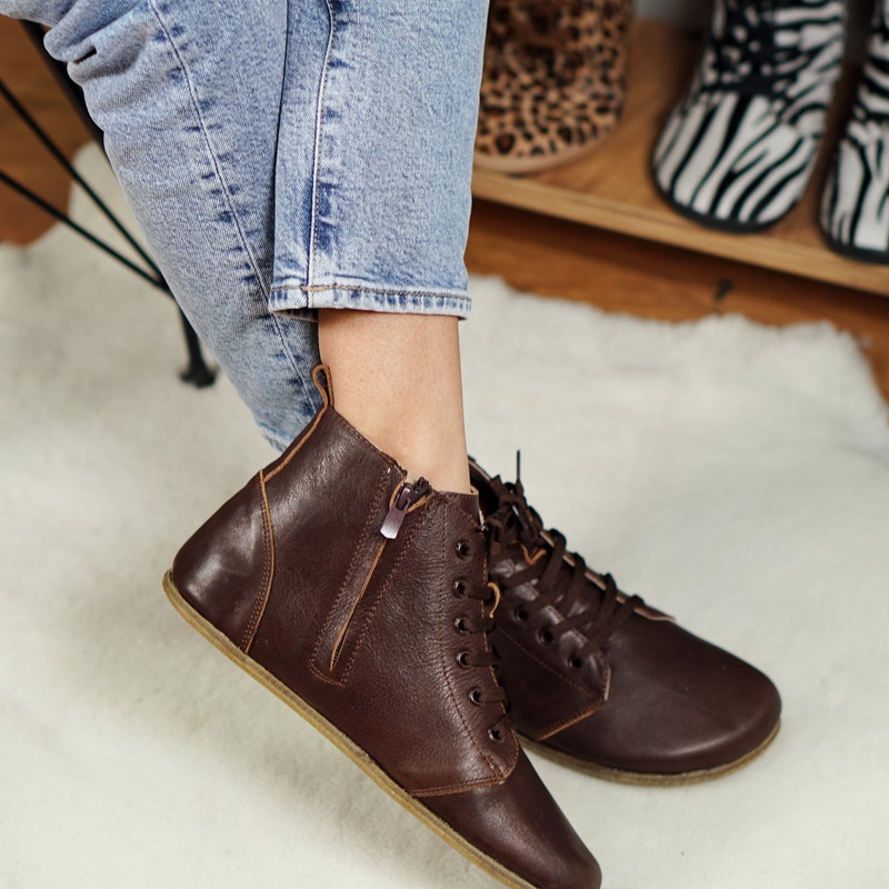 Leather Booties for Woman - Etsy