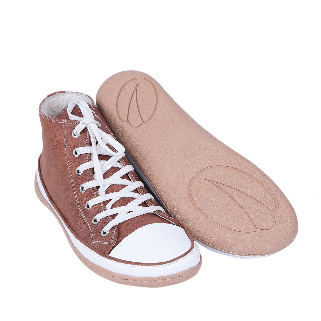 Women Wider Long Converse Style Shoe, Handmade, Zero Drop, Barefoot ...