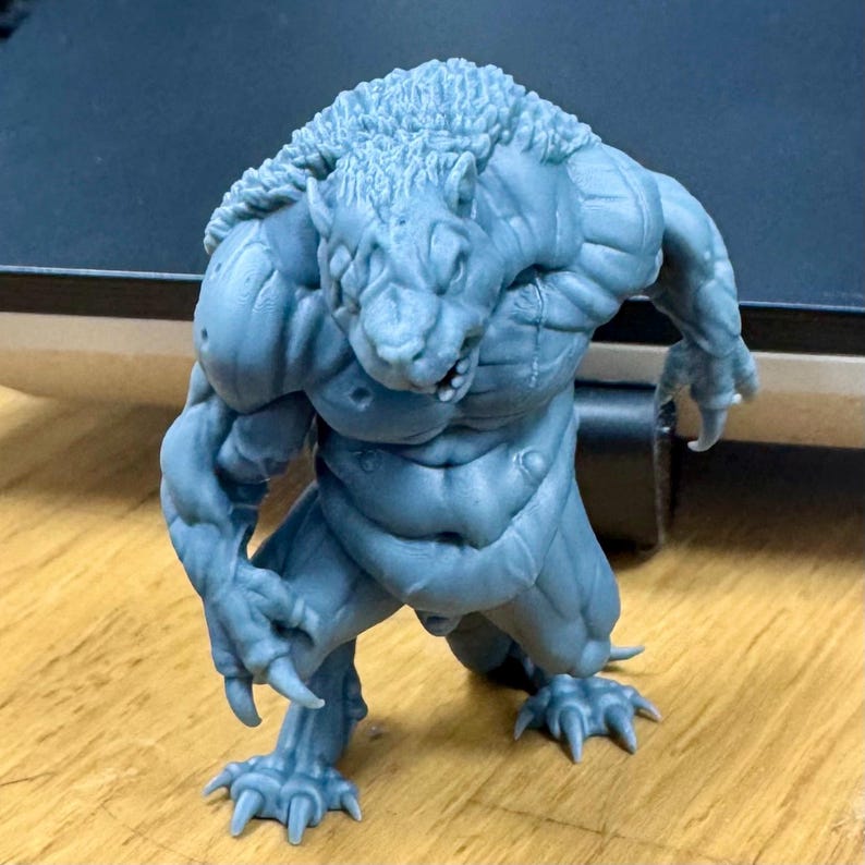 Mutated Rat King Miniature: Post Apocalyptic Tabletop Gaming (28mm/32mm ...