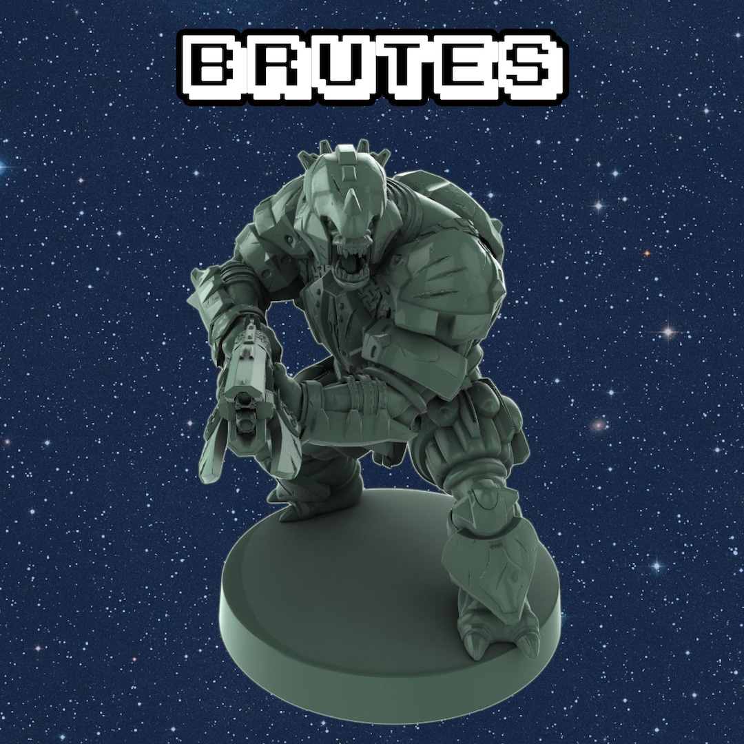 Brute Alien Miniatures 1:48 Scale Miniatures for Flashpoint and ...