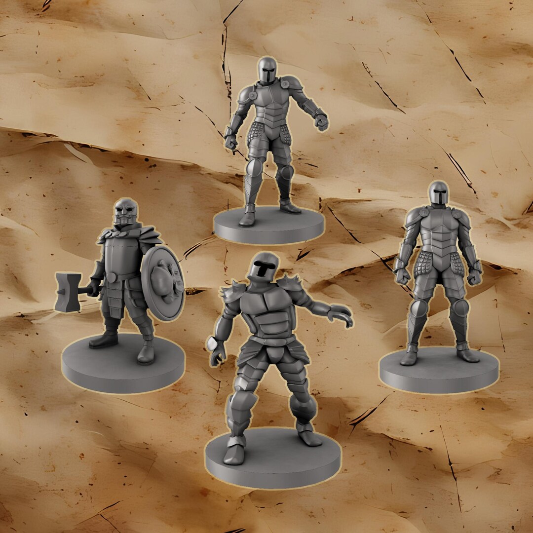 Animated Armour Miniatures for D&d/pathfinder/rpg Gaming 28mm Scale ...