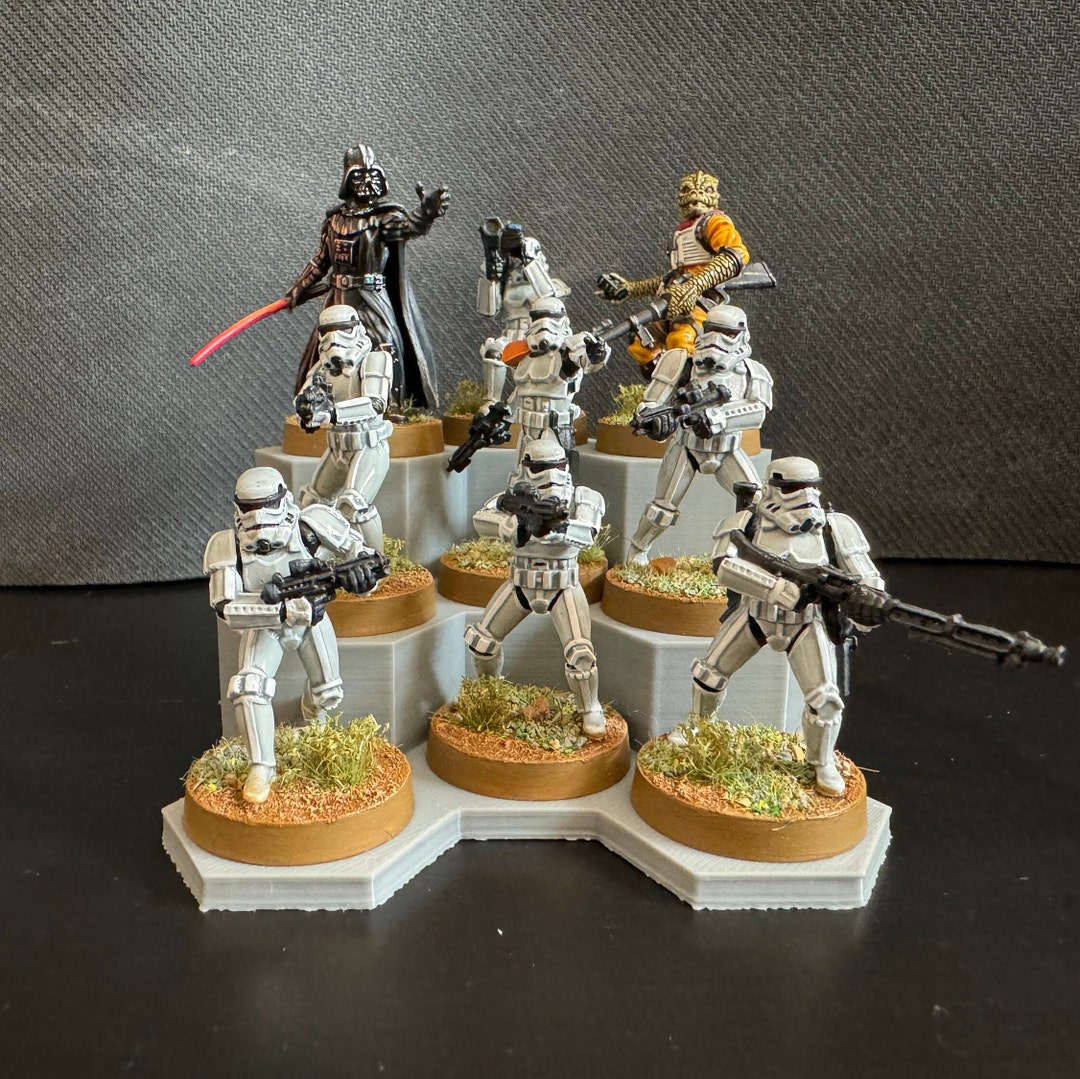 3D Printed Miniature Display Stand for D&d/tabletop Minis - Etsy