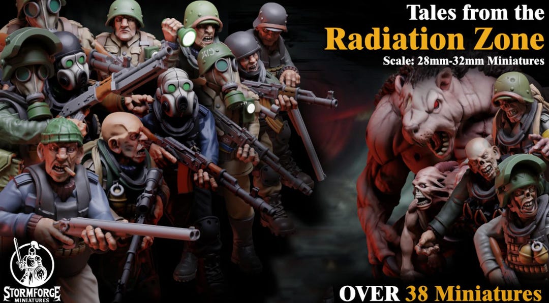 Post Apocalyptic Miniatures: Tales From the Radiation Zone Collection ...