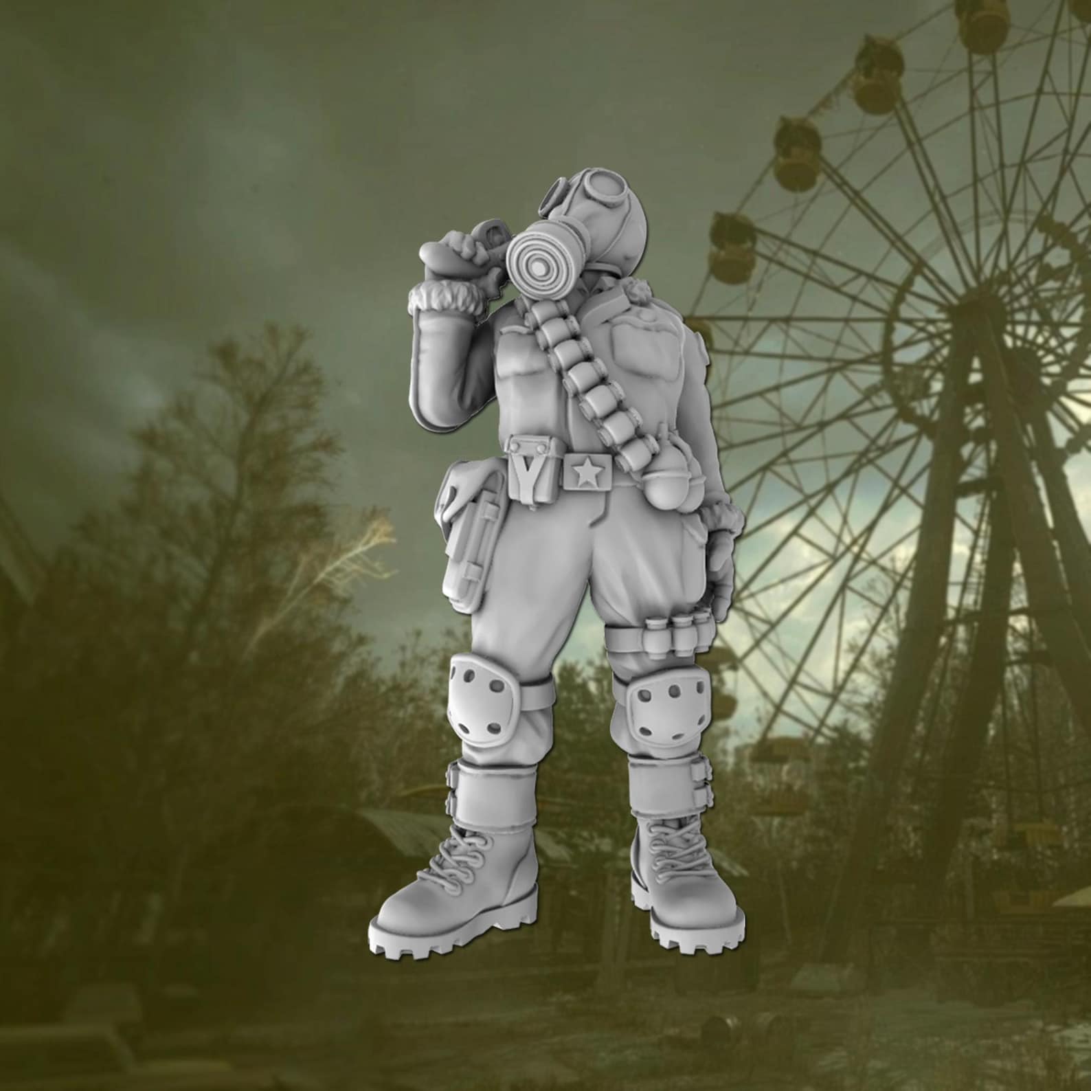 Zone Bandit Miniatures: 28mm/32mm Post-apocalyptic Squad - Etsy