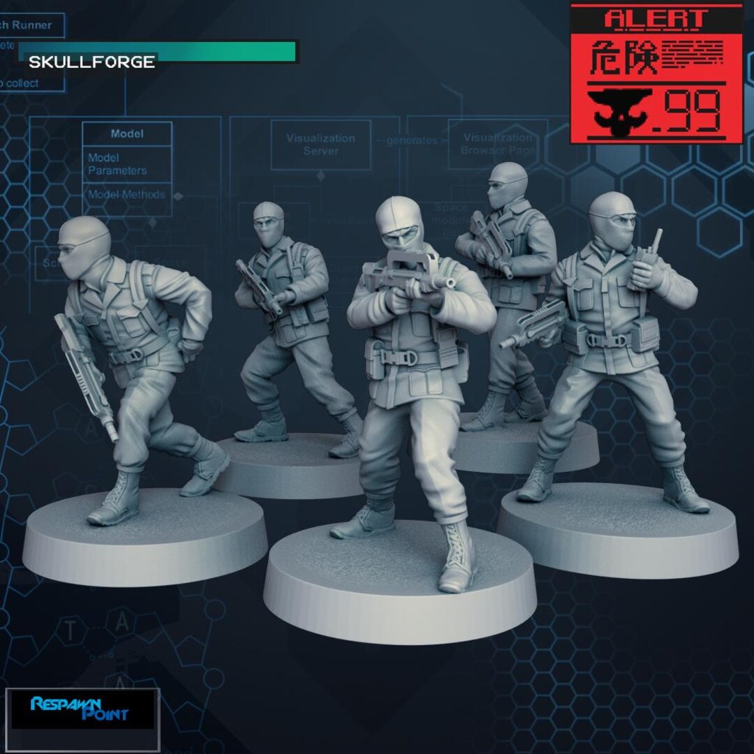 Generic Wolf Soldiers - Skullforge Studios - Tabletop Miniatures for ...