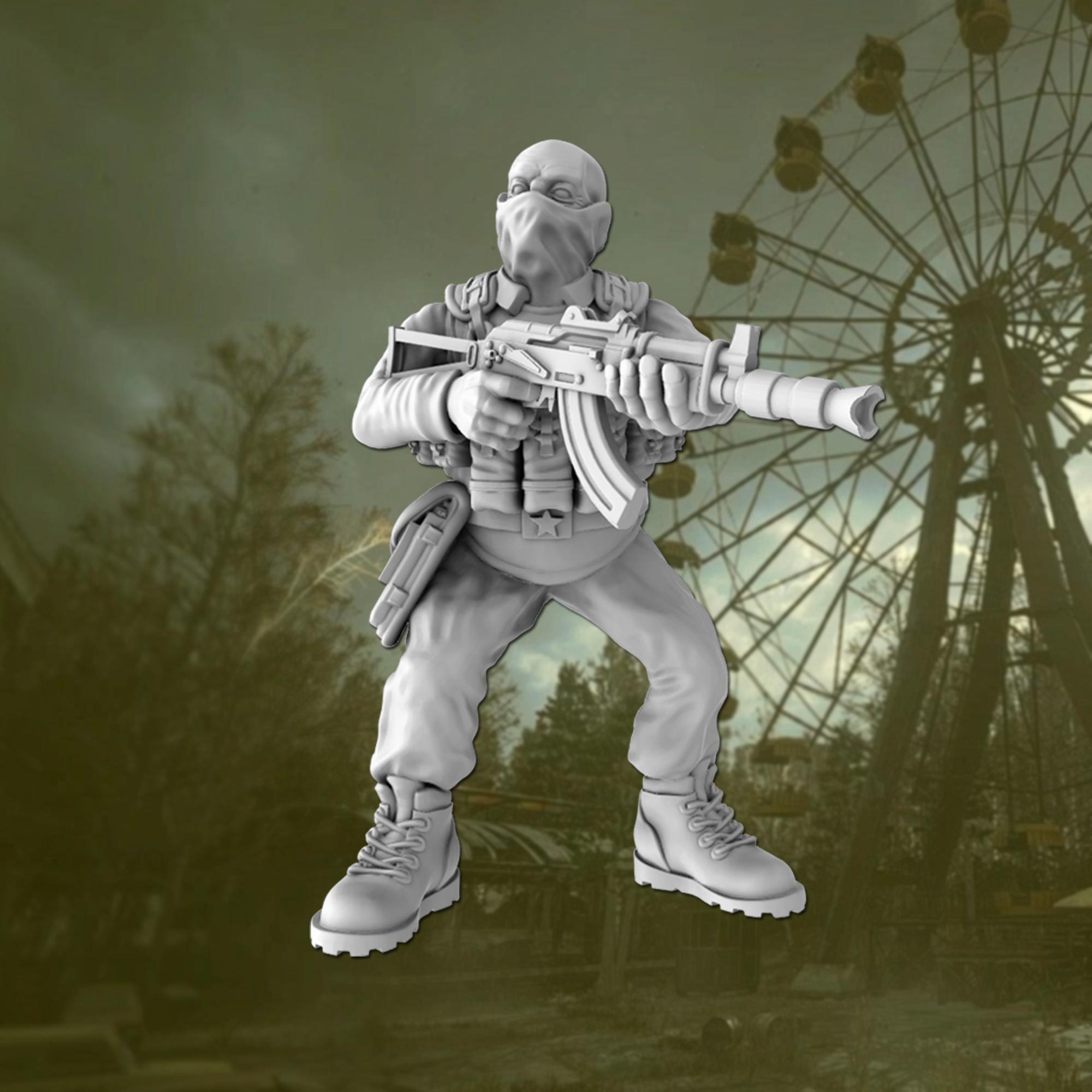 Zone Bandit Miniatures: 28mm/32mm Post-apocalyptic Squad - Etsy
