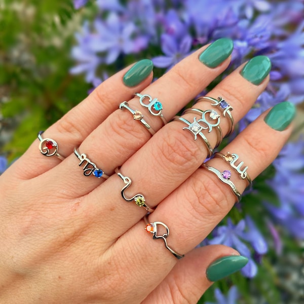 Zodiac Ring - Etsy