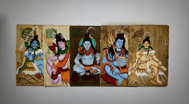 Buy Lord Shiva Painting, Adiyogi Wall Art , Indian God Shivji Mahadev ...
