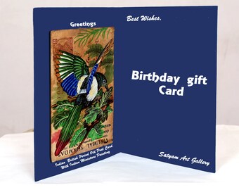 Magpie Birthday Card - Etsy