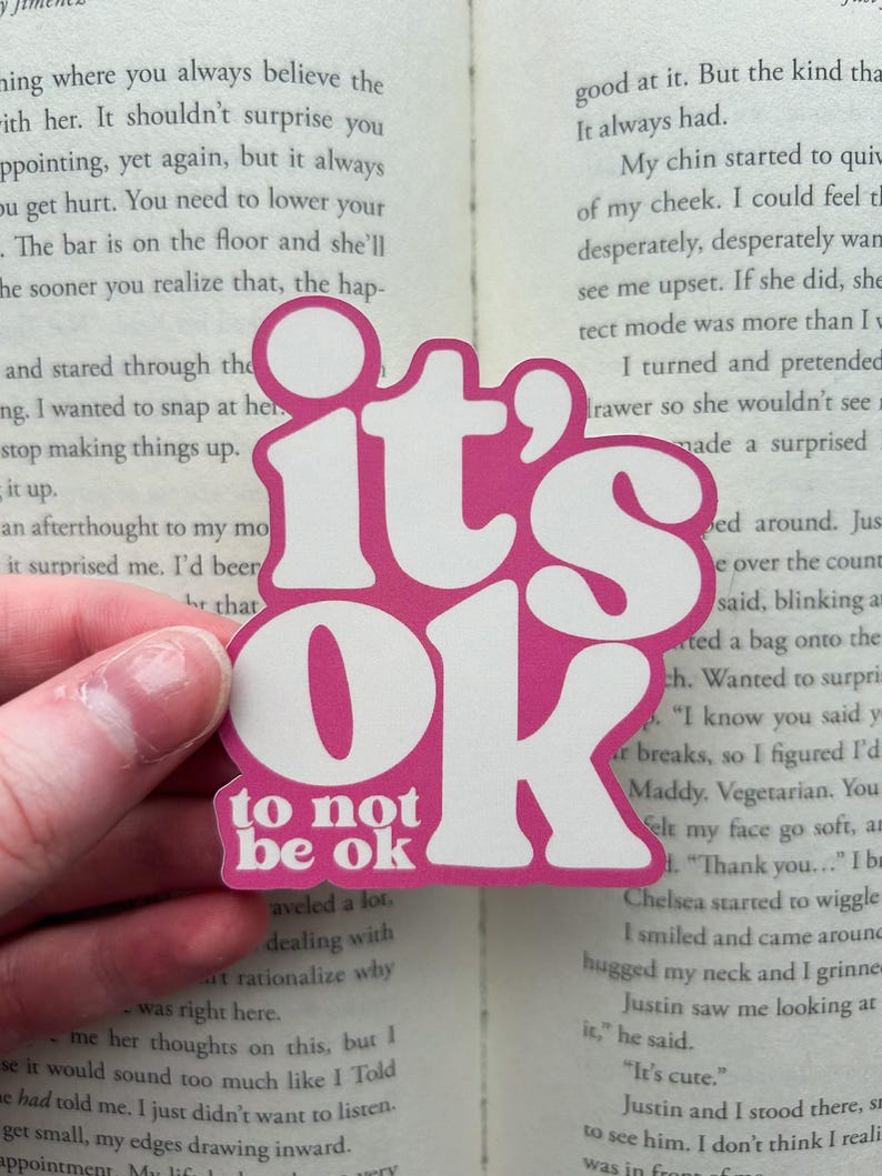 It’s Ok to Not Be Ok Sticker - Etsy
