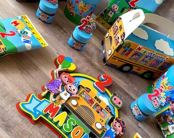 Bus Cocomelon Cake Topper - Etsy Finland