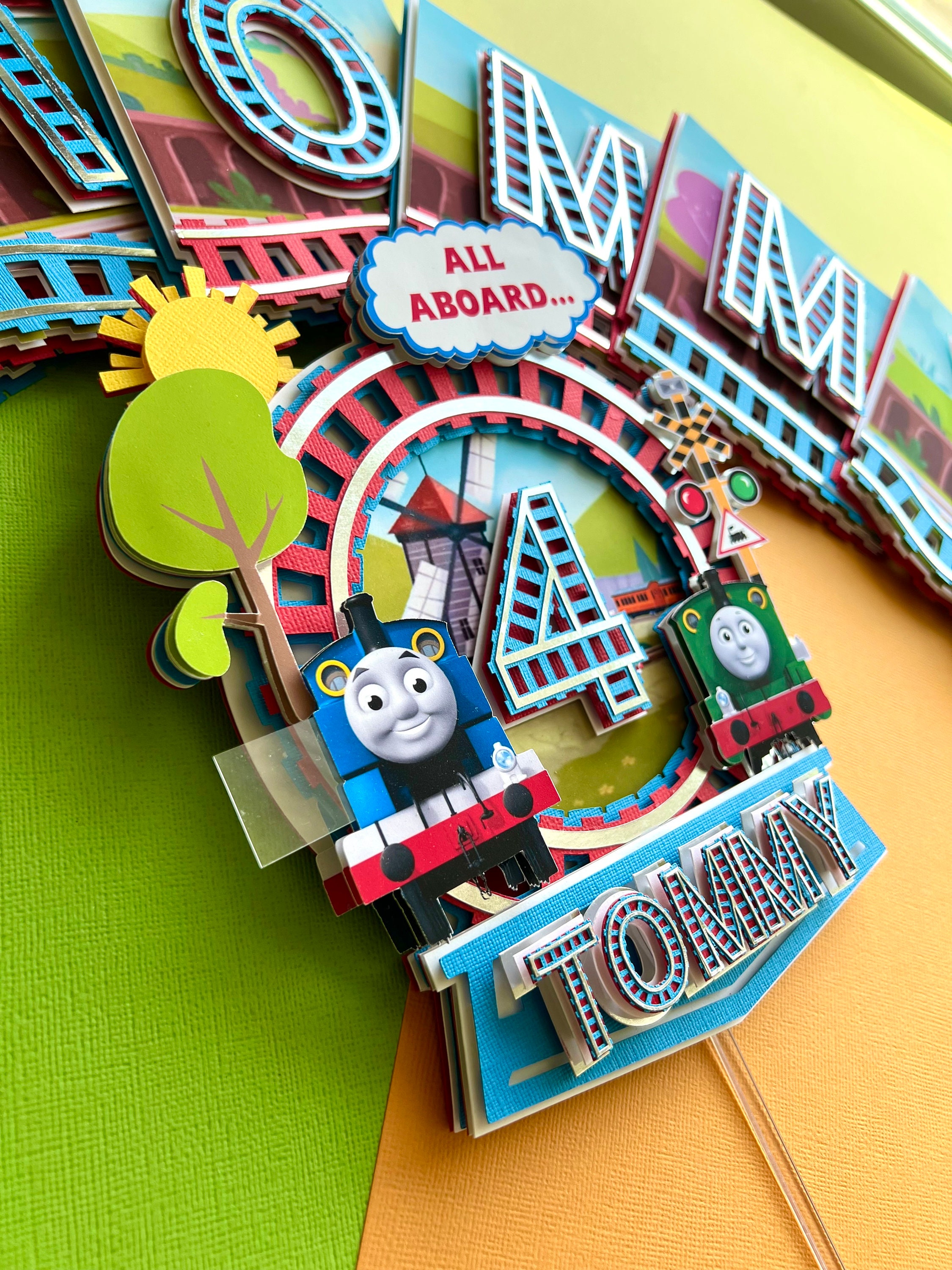 Train Cake Topper, Thomas and Friends, Thomas the Train - Etsy