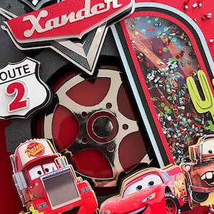 CARS Cake Topper W/confetti and LED Lights 3D Topper Lightning Mcqueen ...