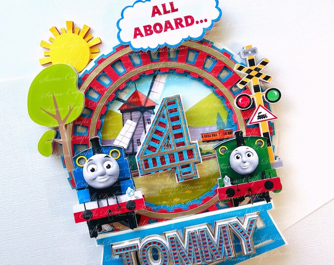 Train Cake Topper, Thomas and Friends Birthday Cake Topper - Etsy