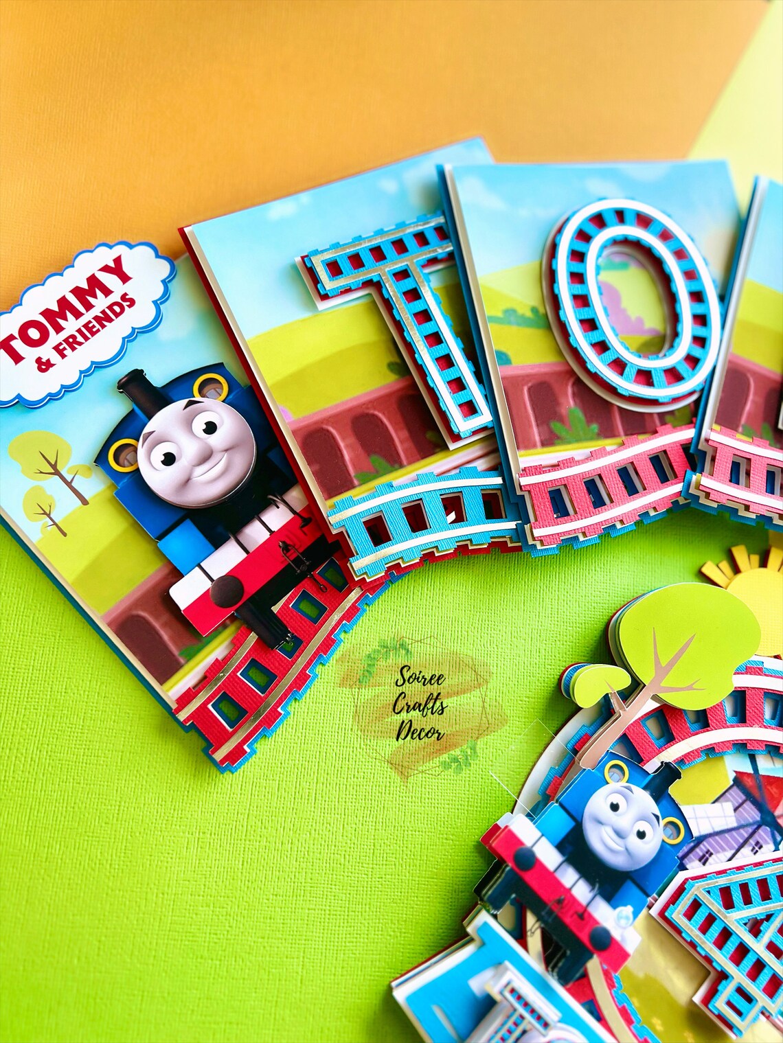 Train Cake Topper, Thomas and Friends, Thomas the Train - Etsy