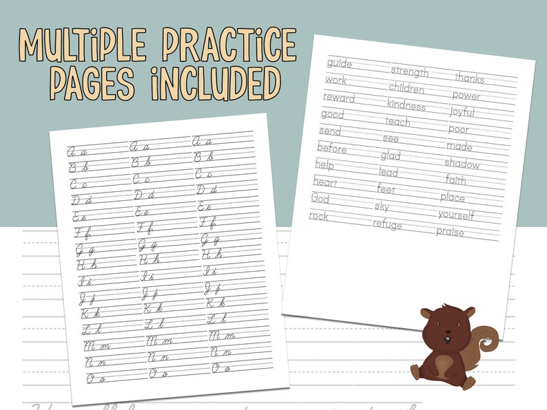 Lessons From the Psalms Vol. 1 Printable Copywork in Cursive and Print ...