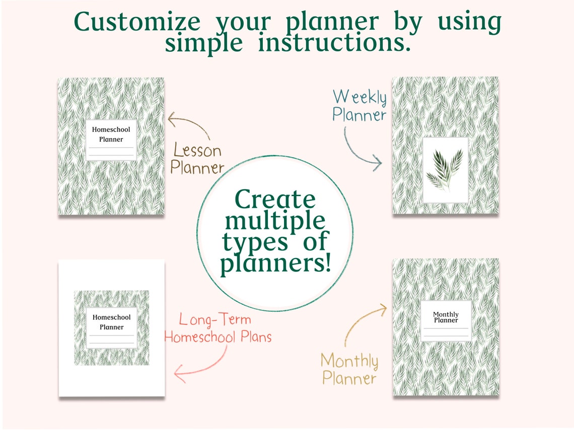 Printable Homeschool Planner plus More - Etsy