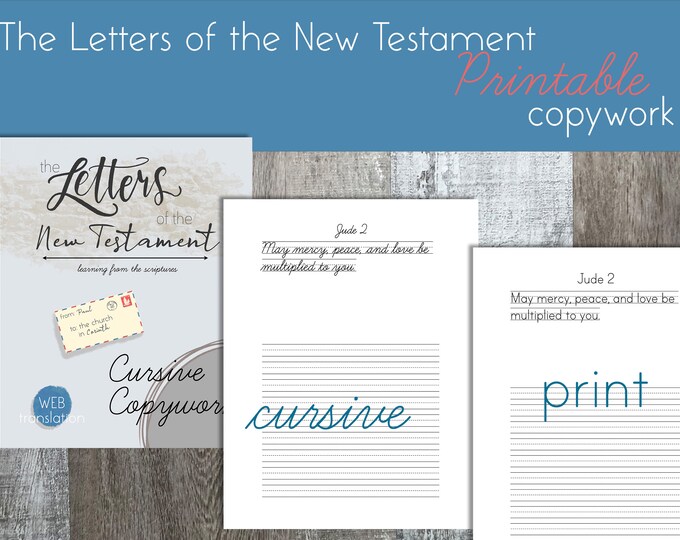Editable Copywork & Handwriting Template, Worksheet Generator, One Page ...