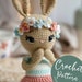 Lizzy the Bunny, Crochet Bunny Pattern, Amigurumi Bunny Pattern ...