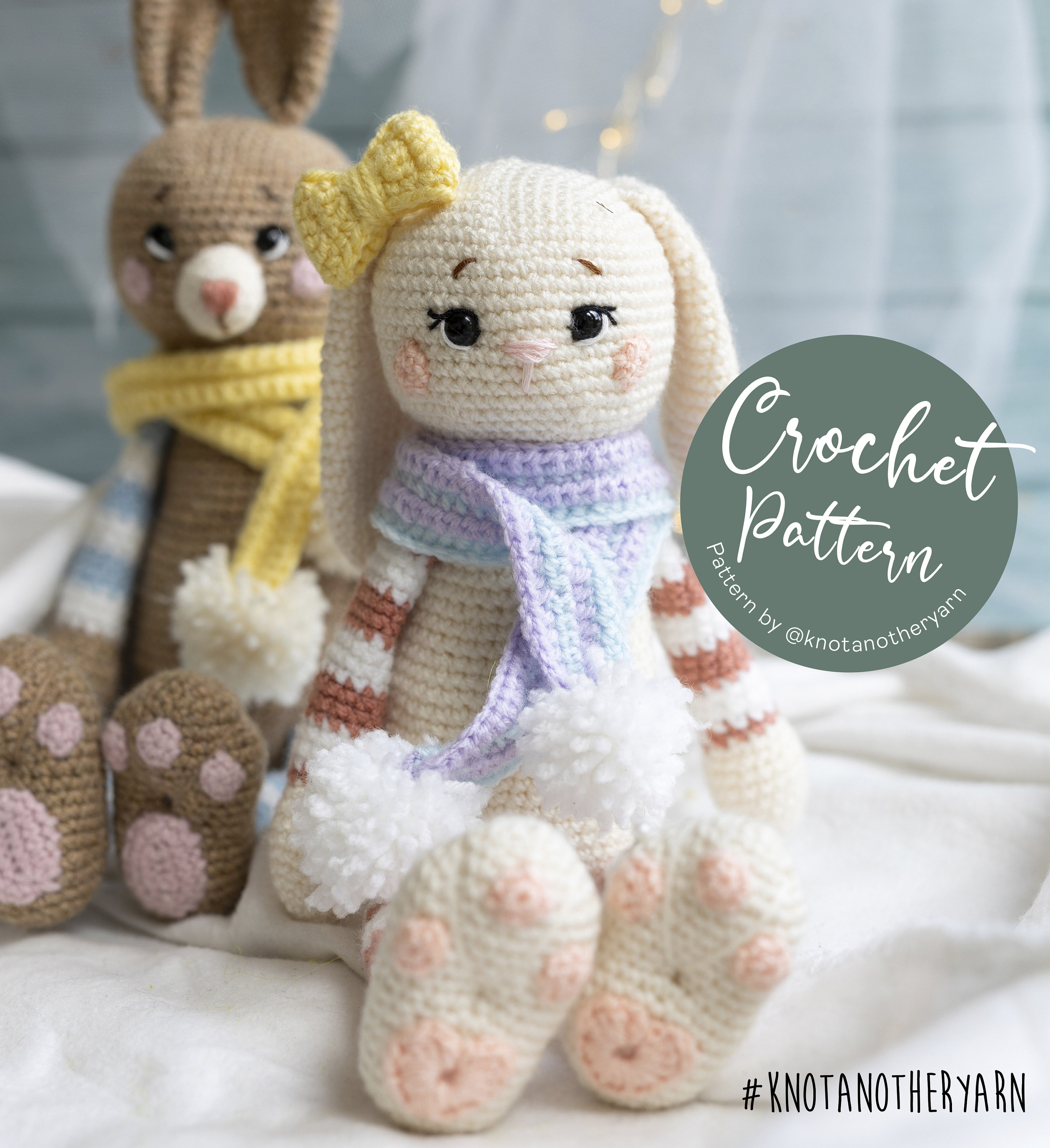 Bunny Crochet Pattern Bundle Noah and Libby the Easter Bunny - Etsy