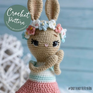 Lizzy the Bunny, Crochet Bunny Pattern, Amigurumi Bunny Pattern ...