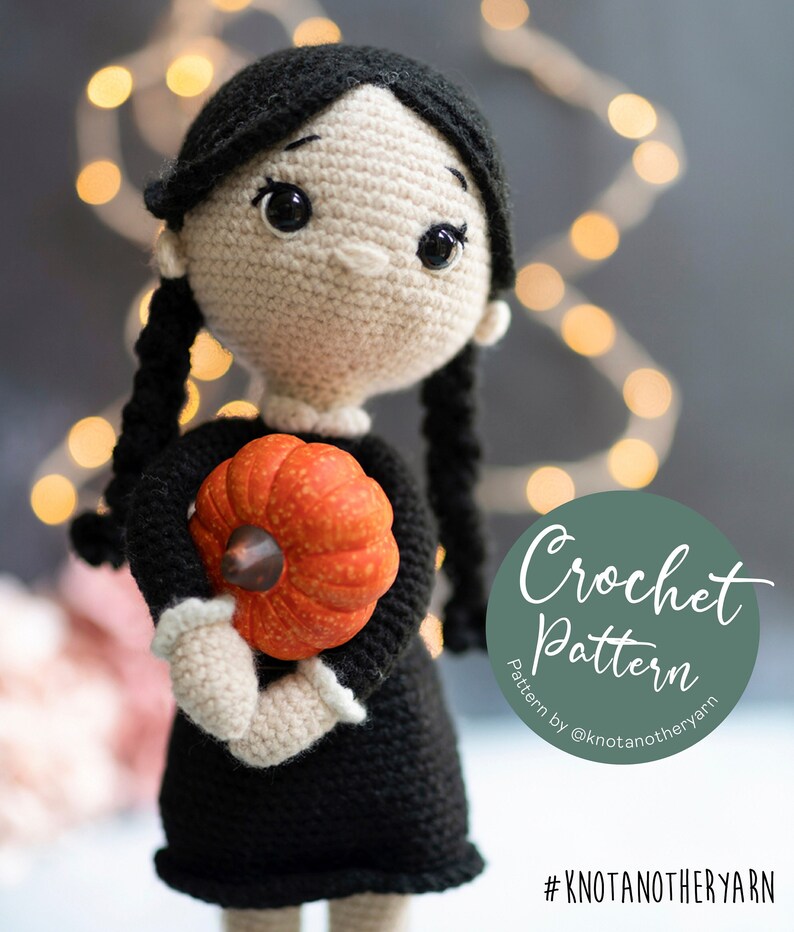 Wednesday Amigurumi Pattern in English Handmade Gift Ideas - Etsy