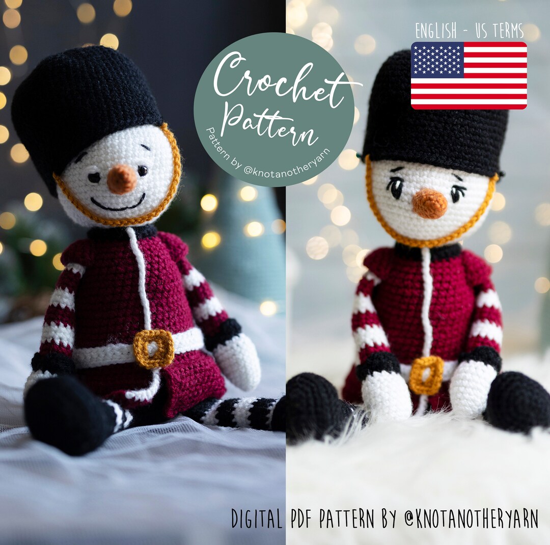 Henry the Guard, Amigurumi Crochet Pattern, Christmas Handmade Gift ...