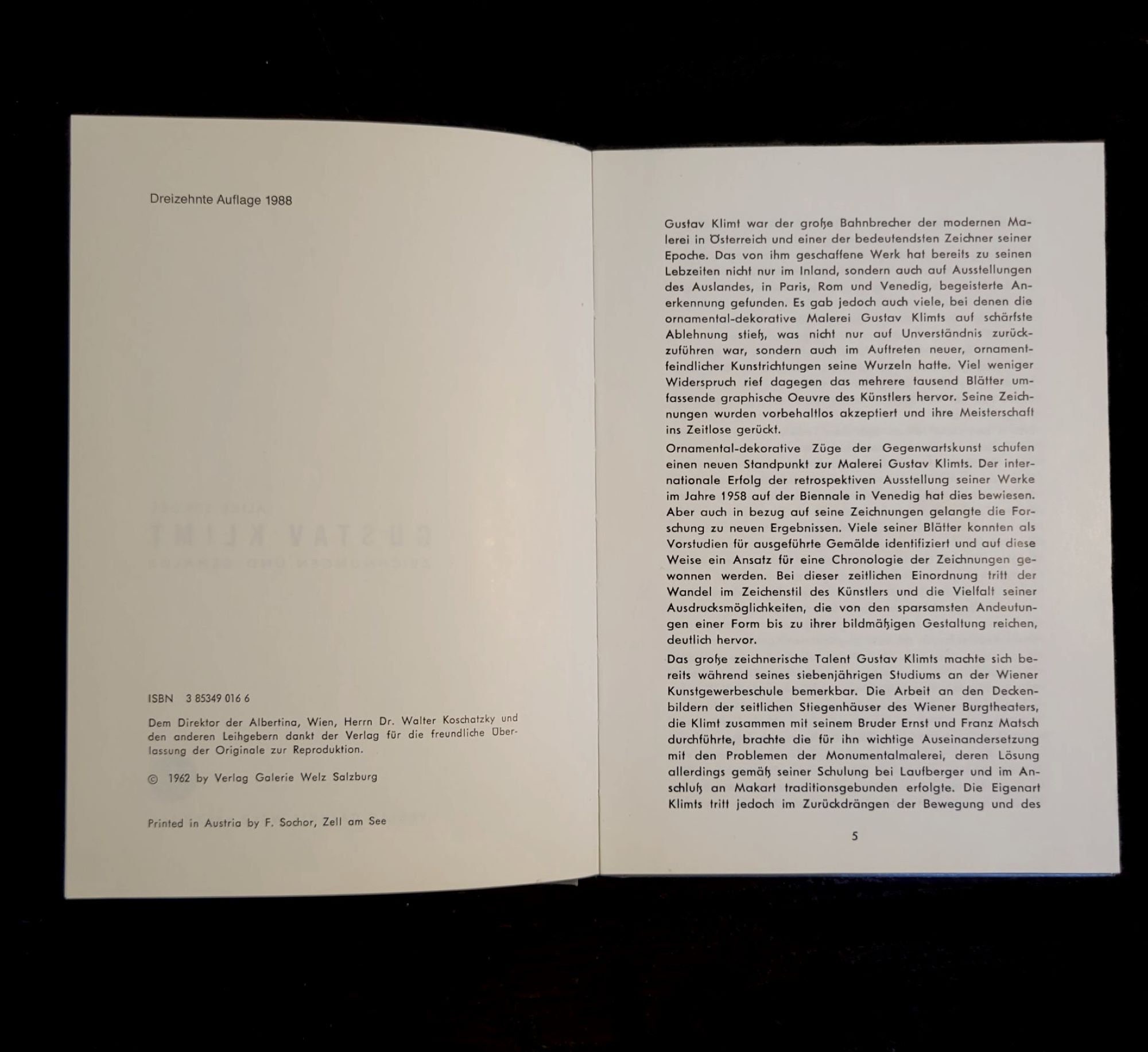 Gustav Klimt: Drawings and Paintings by Alice Strobl German Language ...