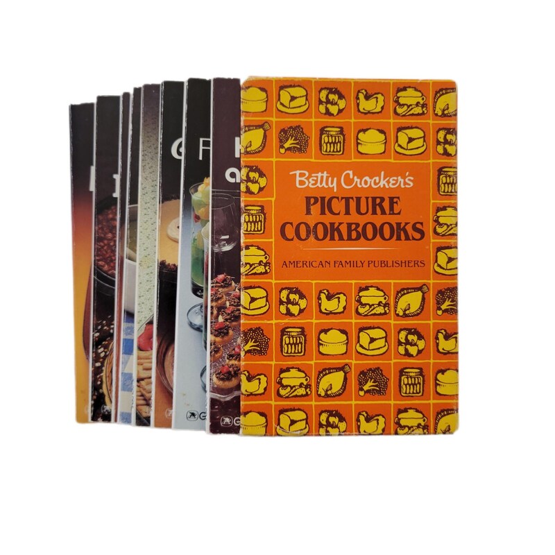 Vintage Cookbook Set - Etsy