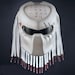 Custom Predator Motorcycle Helmet White Blood Crack (DOT and ECE ...