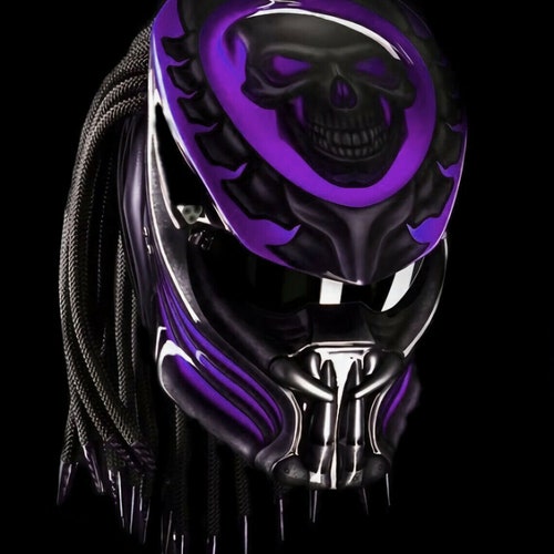 Green Color Predator Motorcycle Helmet Custom DOT & ECE - Etsy