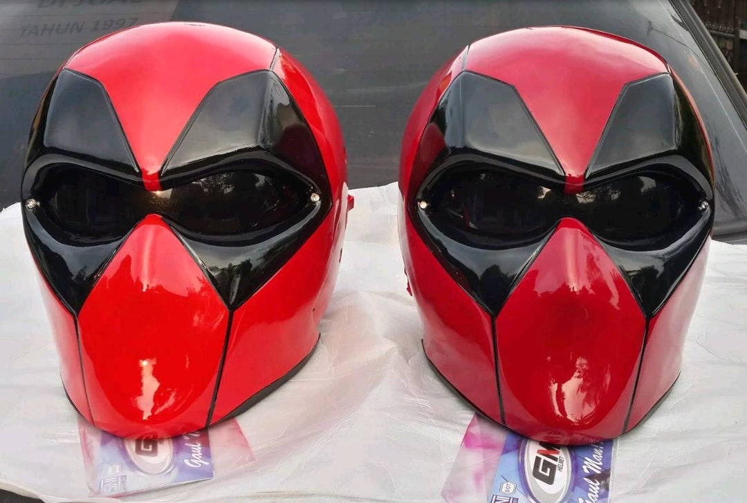New Arrival Deadpool Motorcycle Helmet Style (DOT and ECE Approved) - Etsy