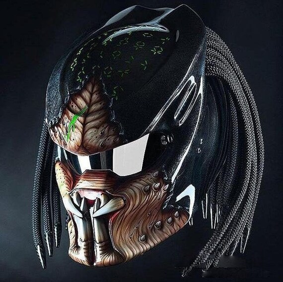 Custom Predator Motorcyle Helmet Hand-painted 3D Brush Type 5 - Etsy