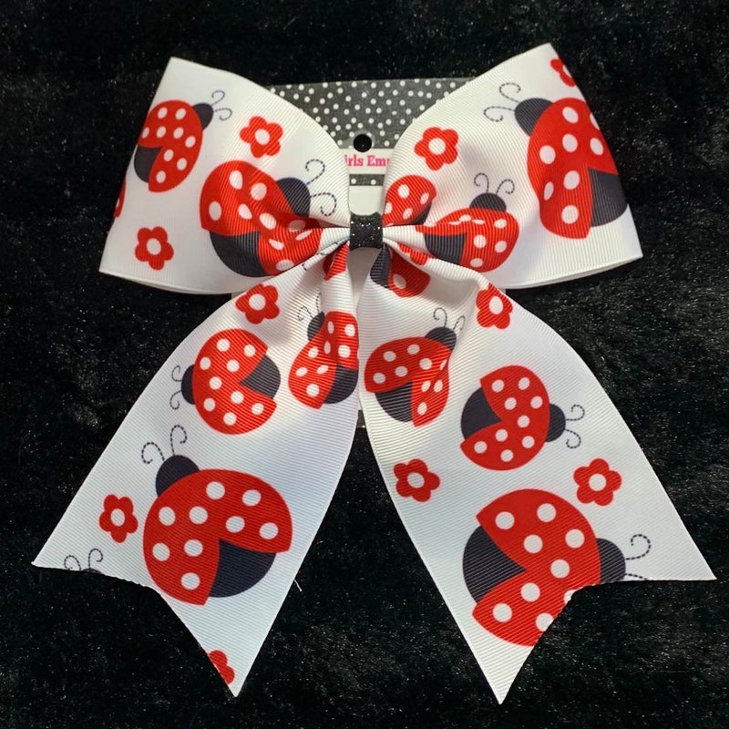 Ladybug Hair Bow - Etsy