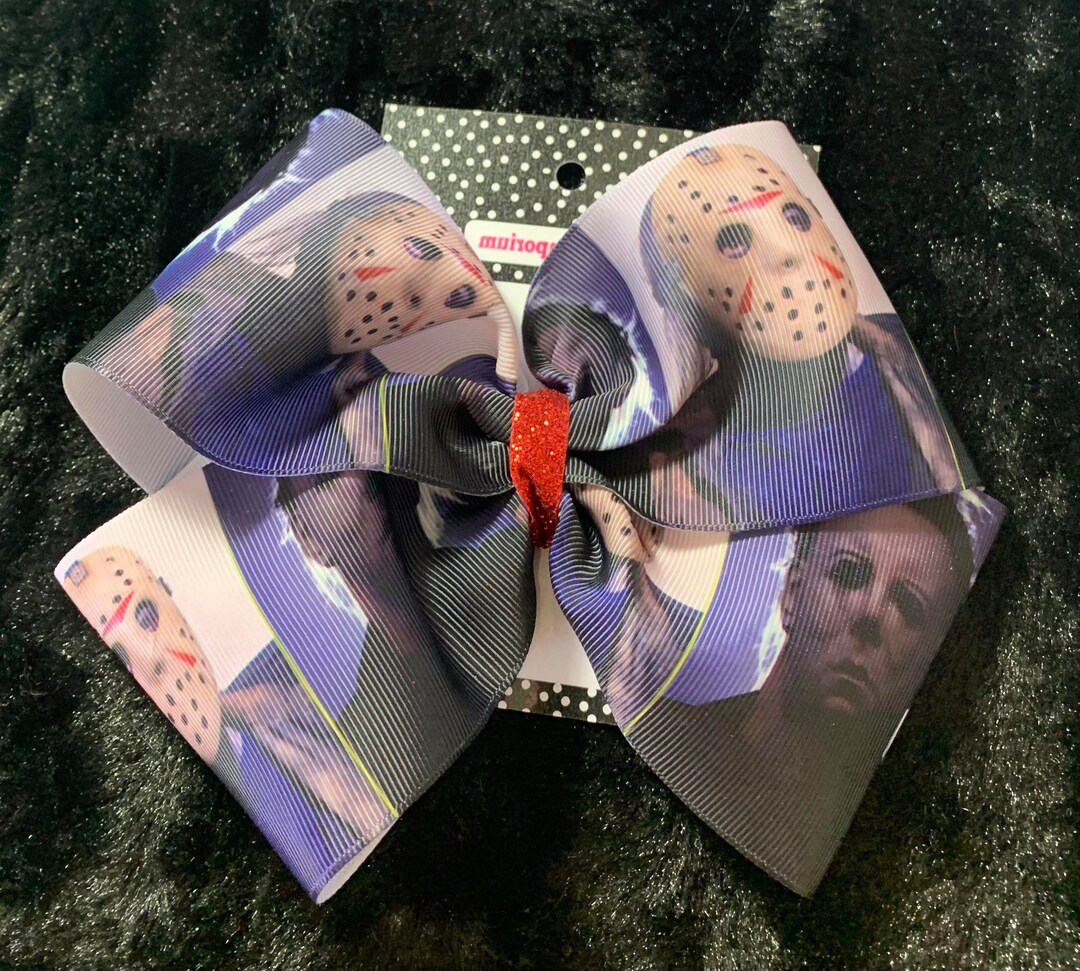 READY to SHIP Horror Movie Hairbow, Horror Movie Headband, Horror Baby ...