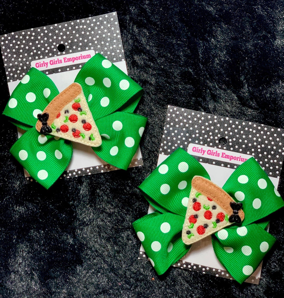 READY TO SHIP Ninja Turtle Party Pigtails, Turtle Party Hairbow, Ninja ...