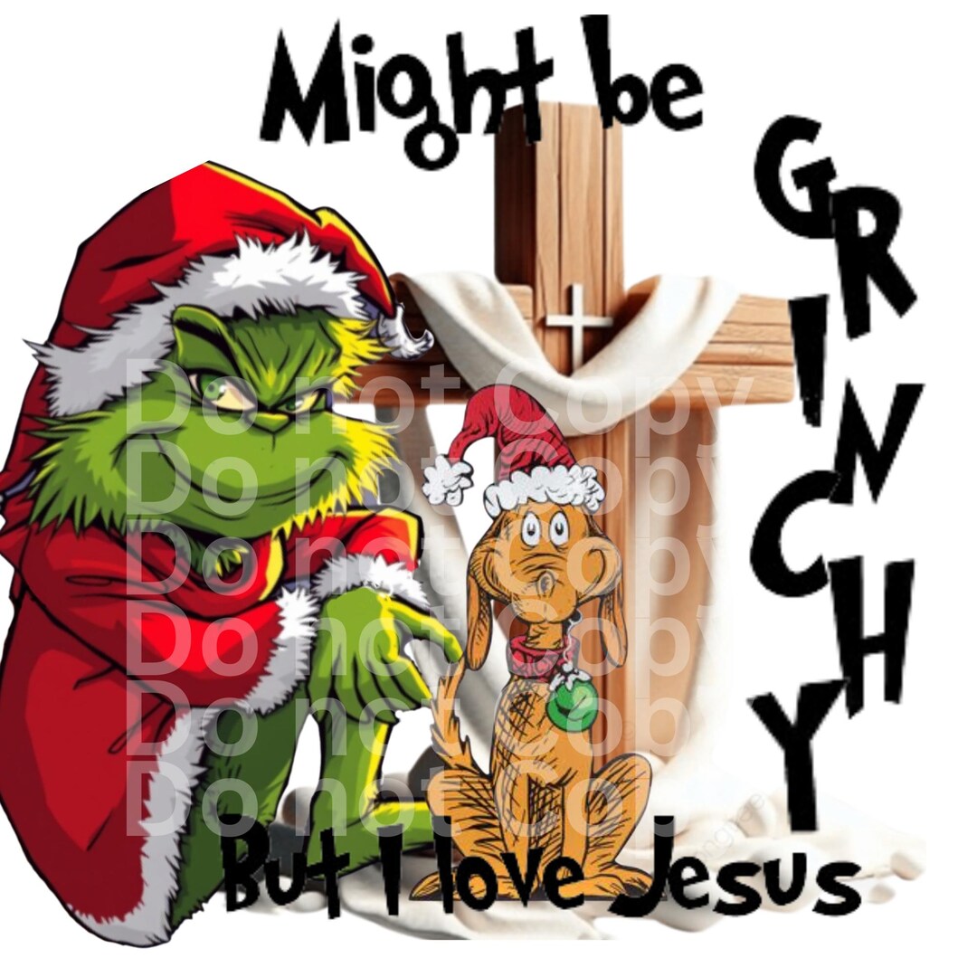 Grinch Loves Jesus - Etsy