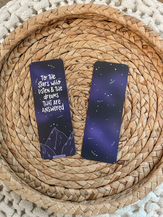 de signets ACOTAR finition mate Soft Touch Velaris Livre - Etsy France