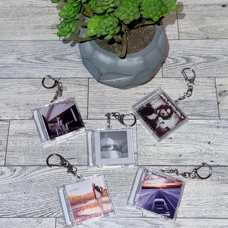 Mini Cd Keychain - Etsy