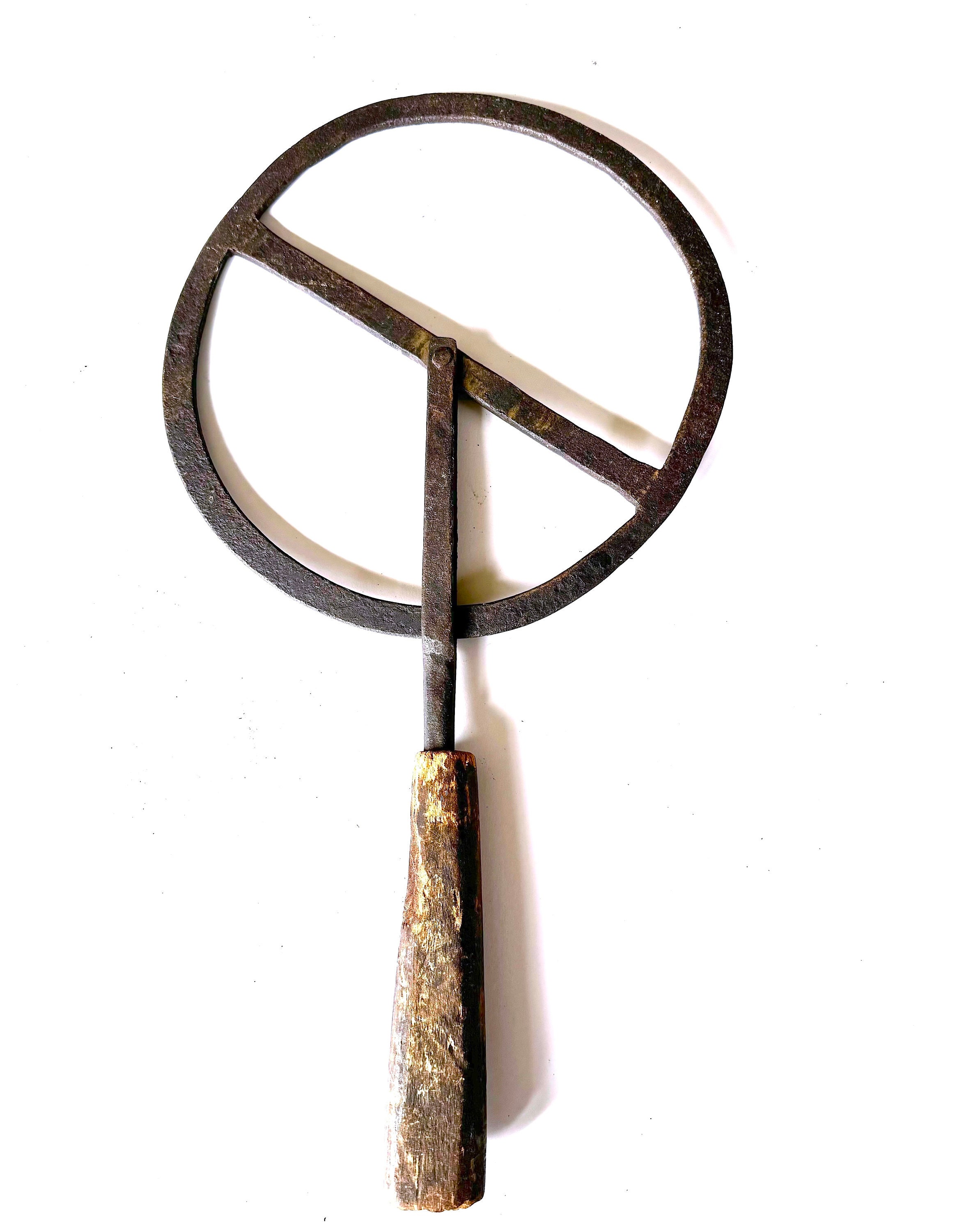 Antique Measuring Tool- Hand Forged - Blacksmith Traveler Measuring ...