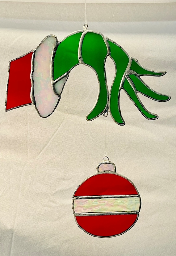 The Grinch Who Stole Christmas / Handmade Stained Glass Sun - Etsy